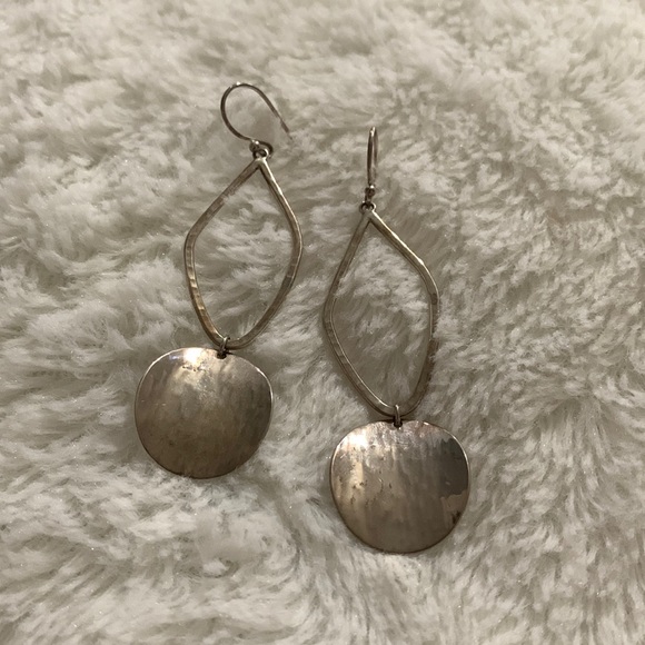 Silpada | Jewelry | Silpada Sterling Silver Long Dangle Disc Earrings ...